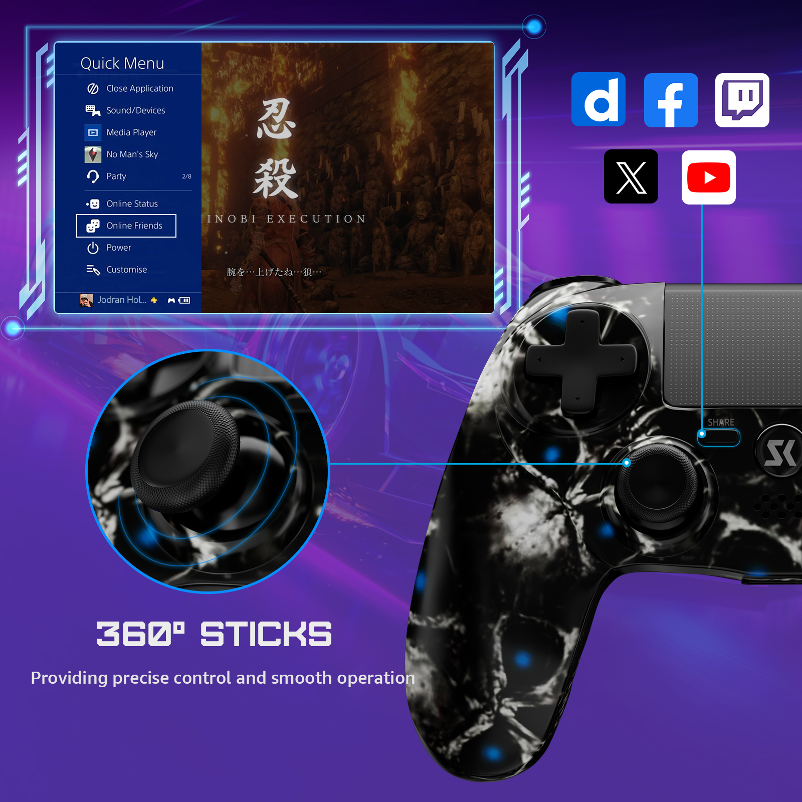 Controller for PS4